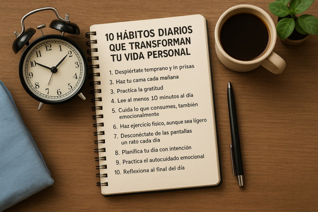 10 hábitos diarios que transforman tu vida personal - jornadasmentais.com